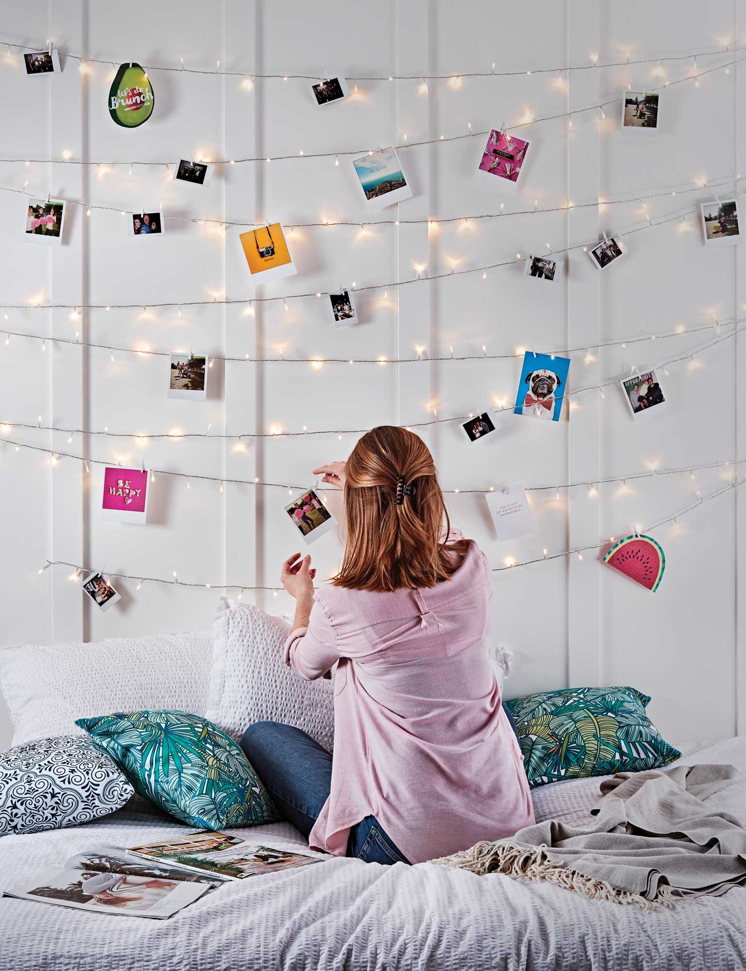 Fairy Light Wall DIY