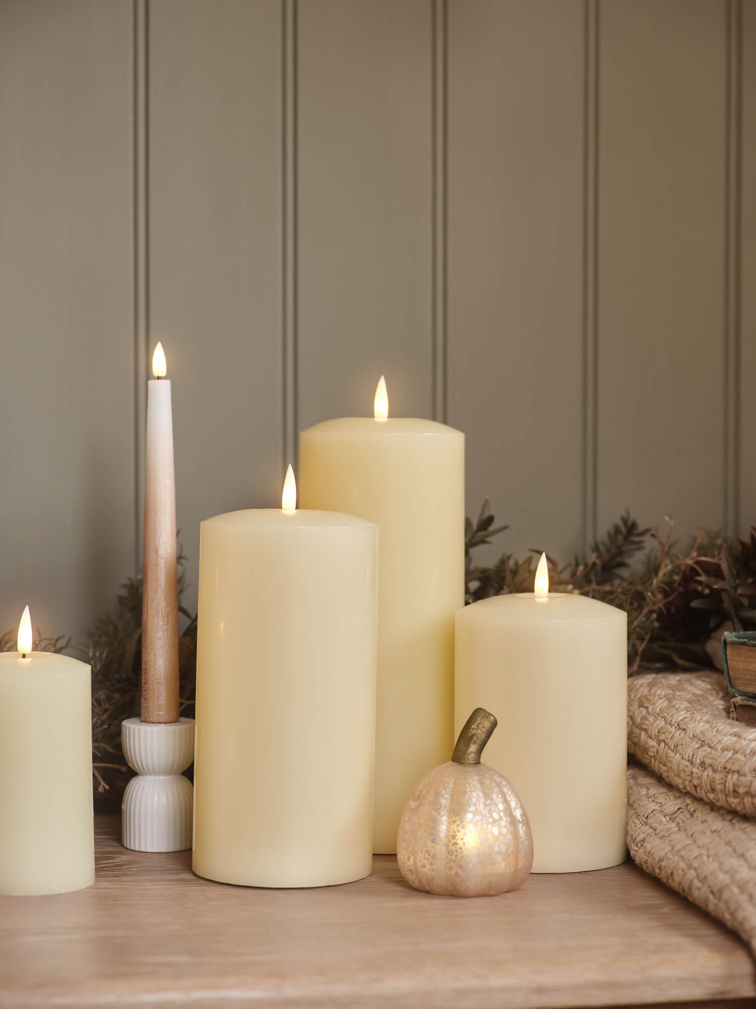 Battery LED Candles | Electric Flameless Candles Lights – Lights4fun.co.uk