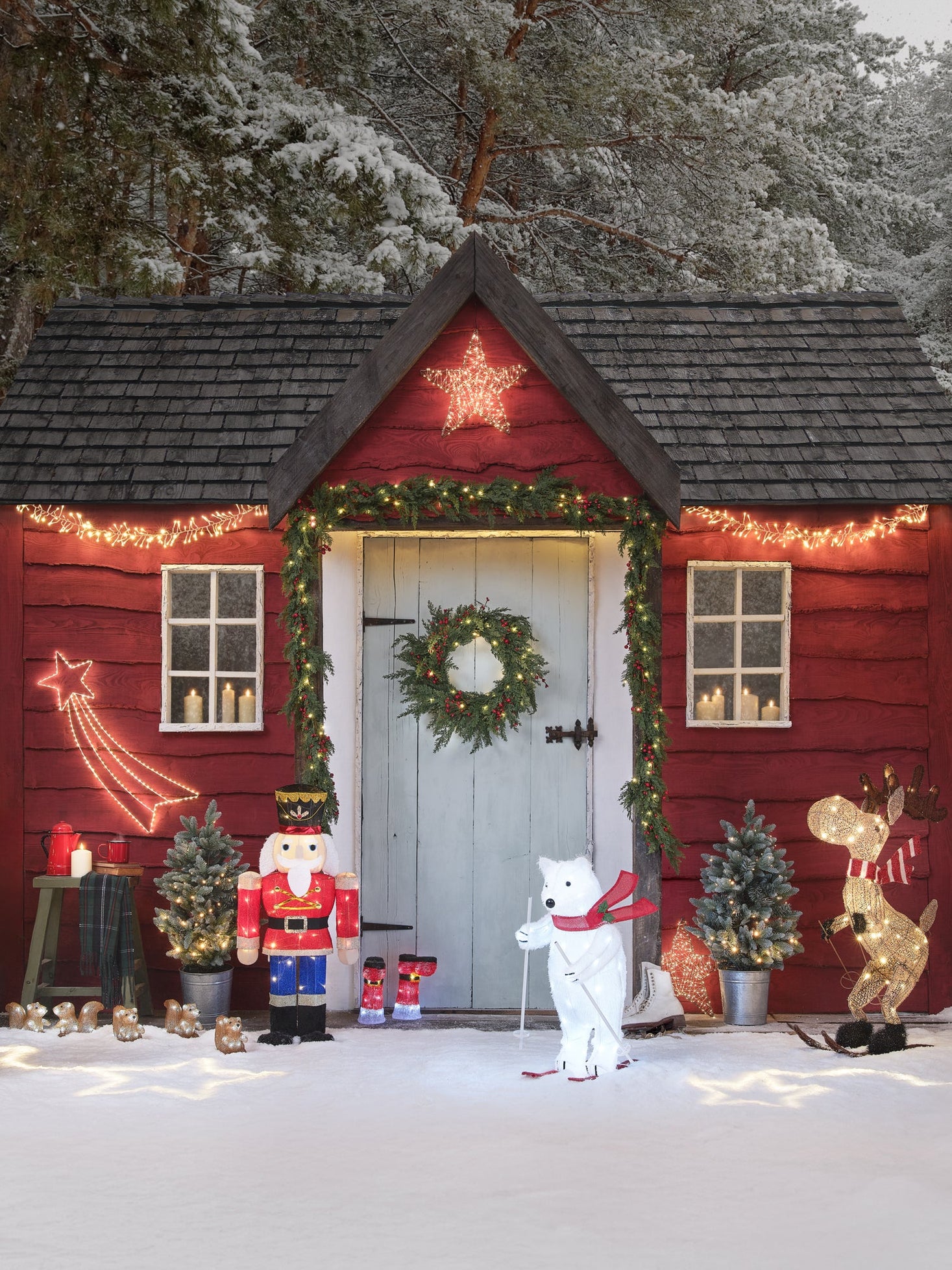 Outdoor Christmas Figures | Outdoor Christmas Light Figures UK