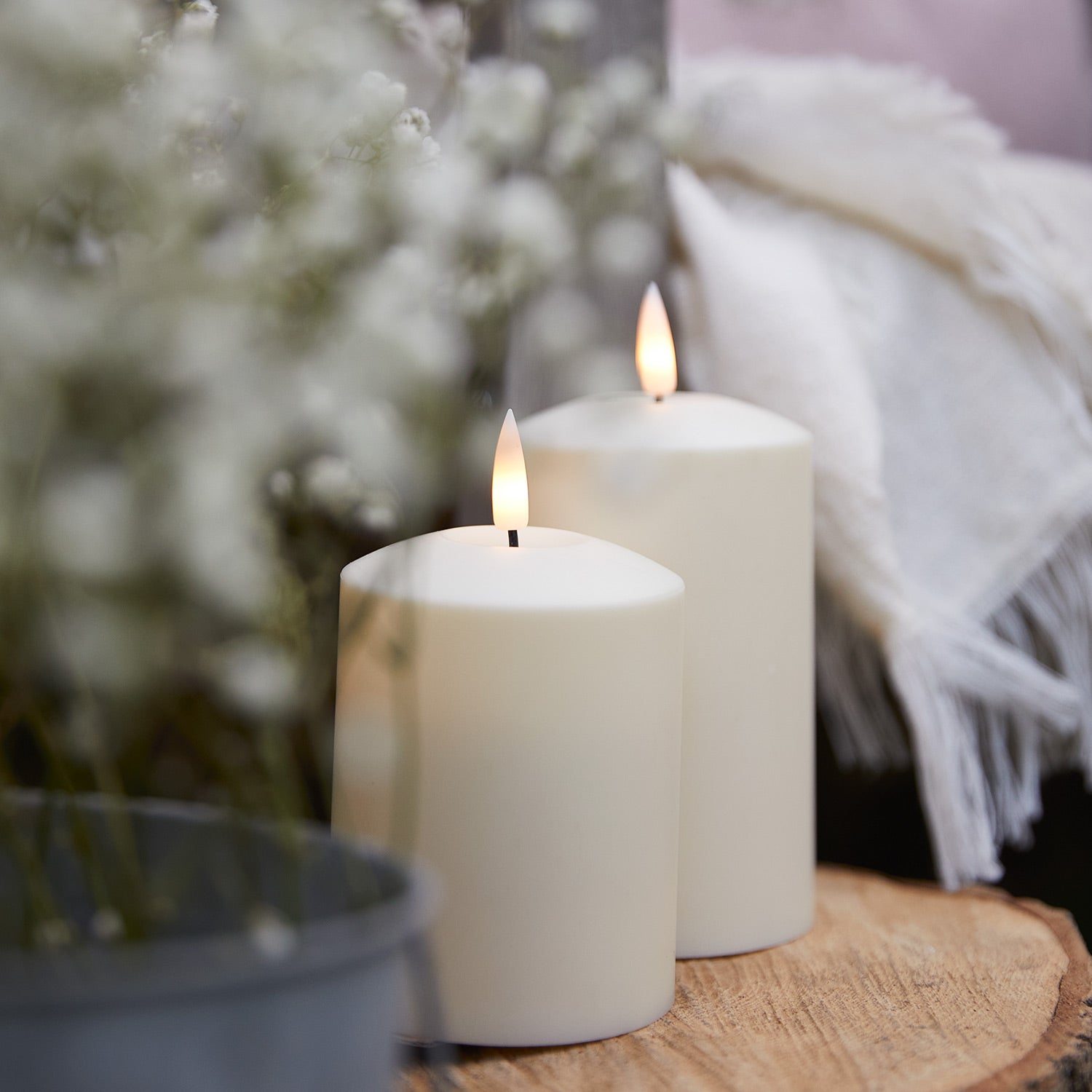 TruGlow® Waterproof Outdoor LED Candle Duo