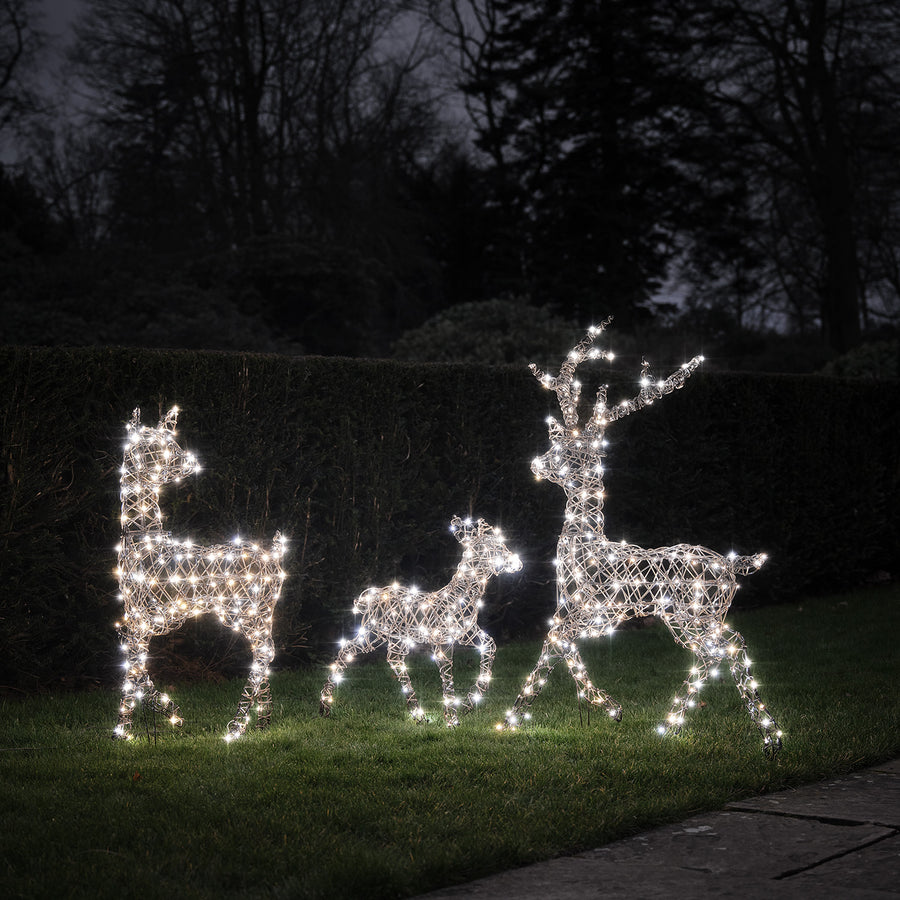 Small to Large Light Up ReindeerUK