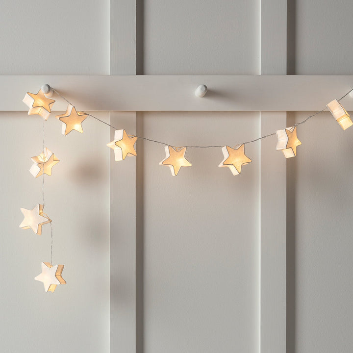 Leo Paper Star Battery Fairy Lights