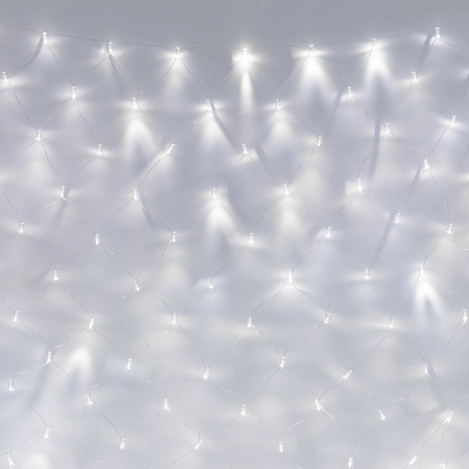 Core Connect 4m x 2m 280 White Connectable Net Lights Clear Cable
