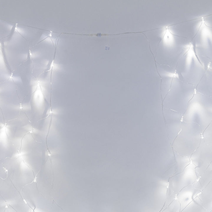Core Connect 4m x 2m 280 White Connectable Net Lights Clear Cable
