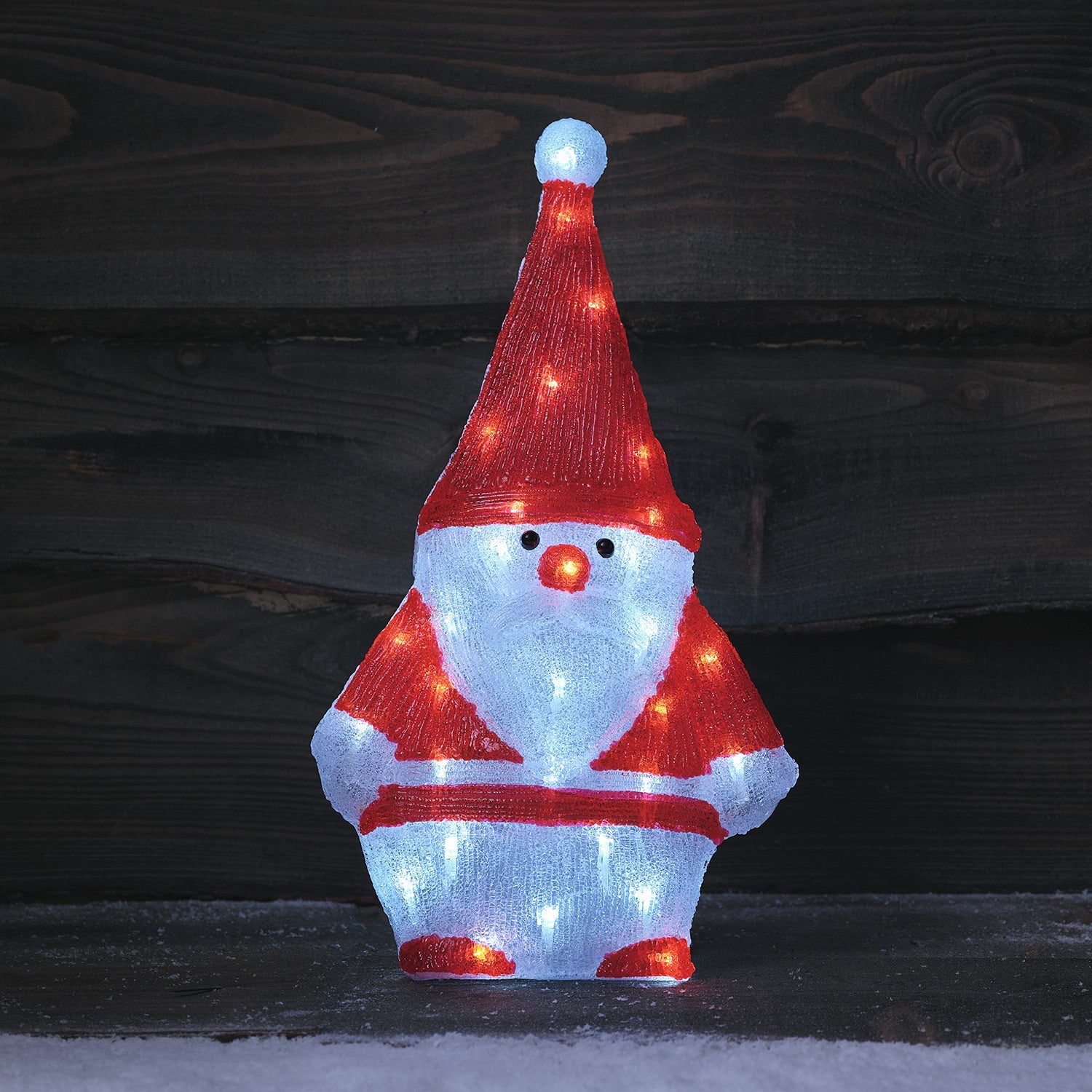 51cm Santa Claus LED 2D Acrylic Figure UK