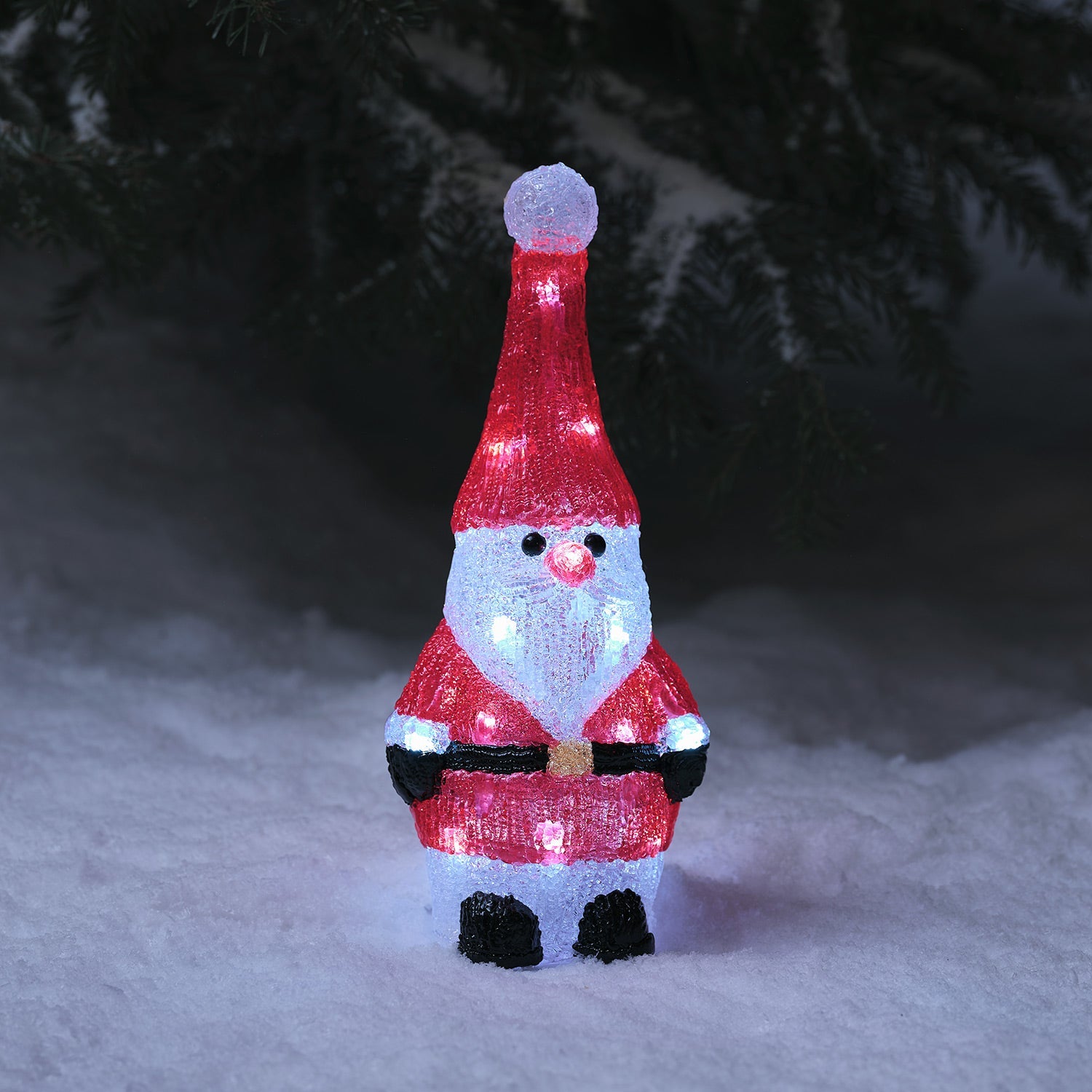 30cm Santa Claus LED 3D Acrylic Figure