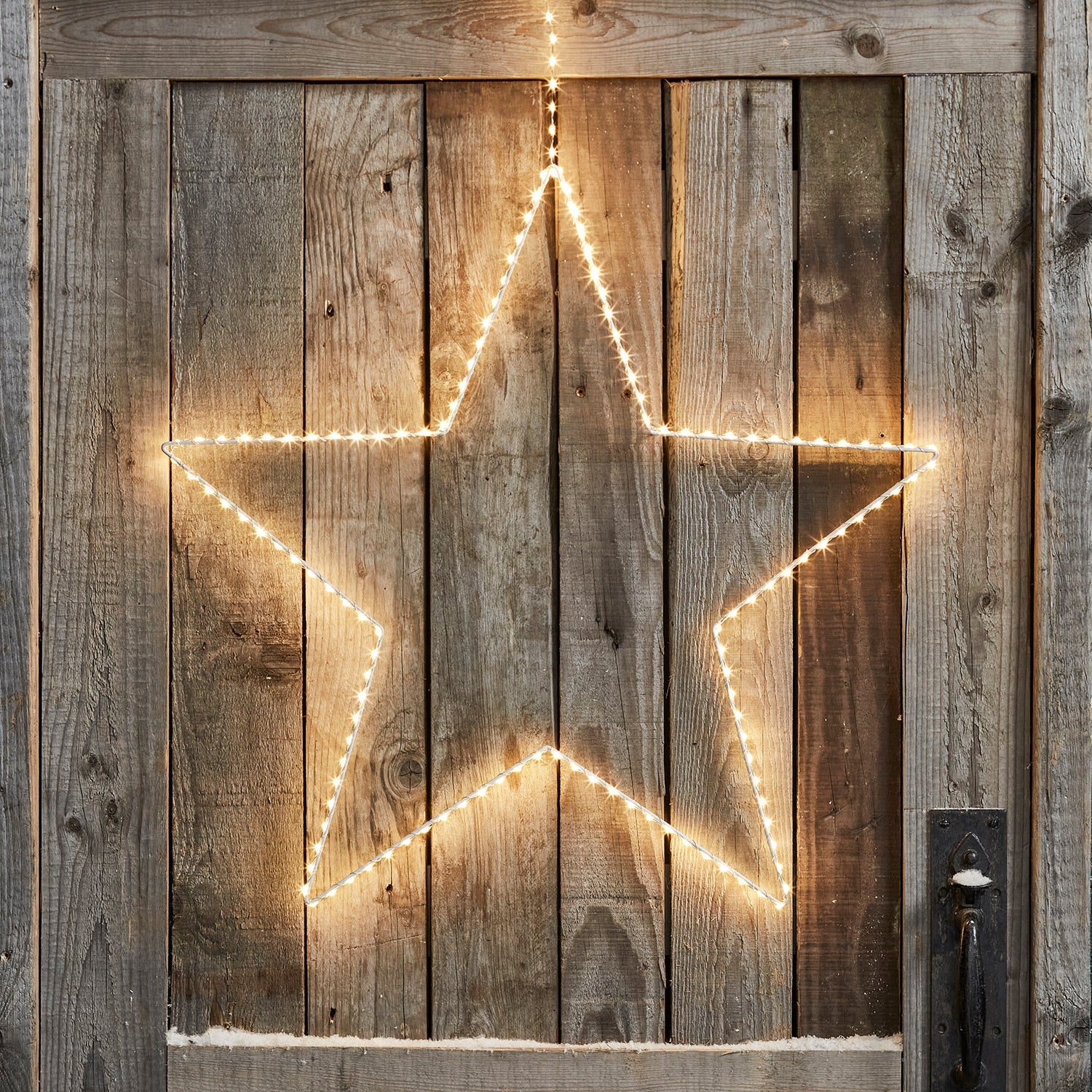 Illuminated Large Outdoor Star