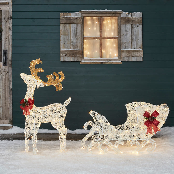 Light Up Reindeer | Outdoor Light Up Reindeer UK