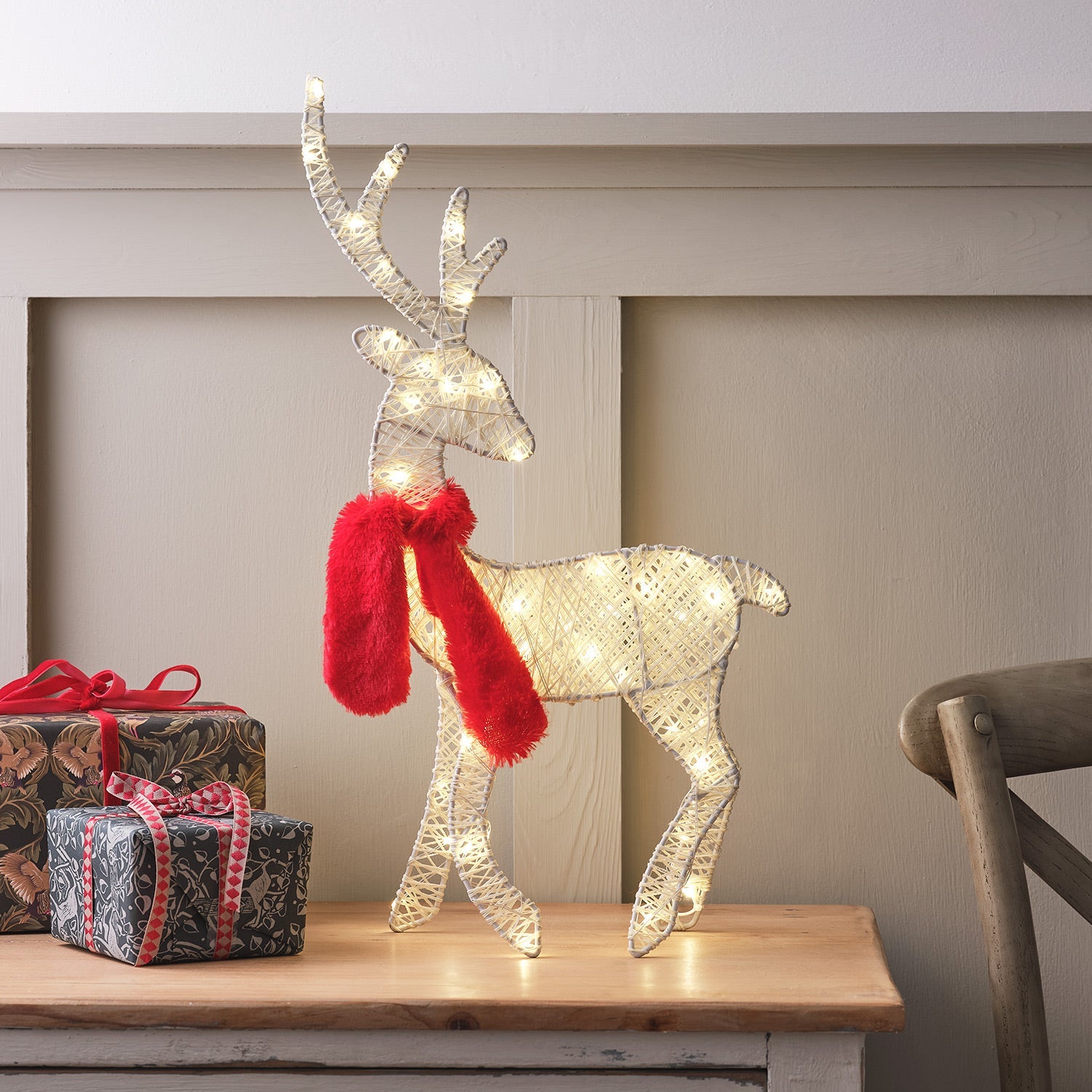 50cm Indoor Stag LED 2D Reindeer Figure UK