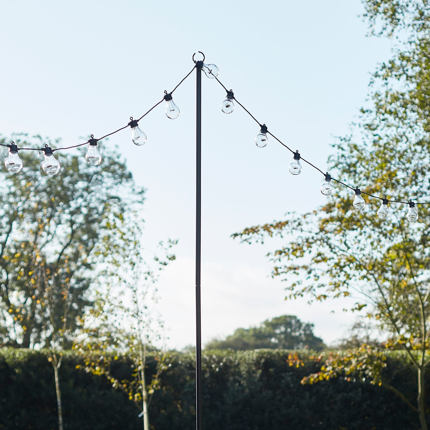 Outdoor Pole Light Stand DIY Outdoor String Light Pole Stand