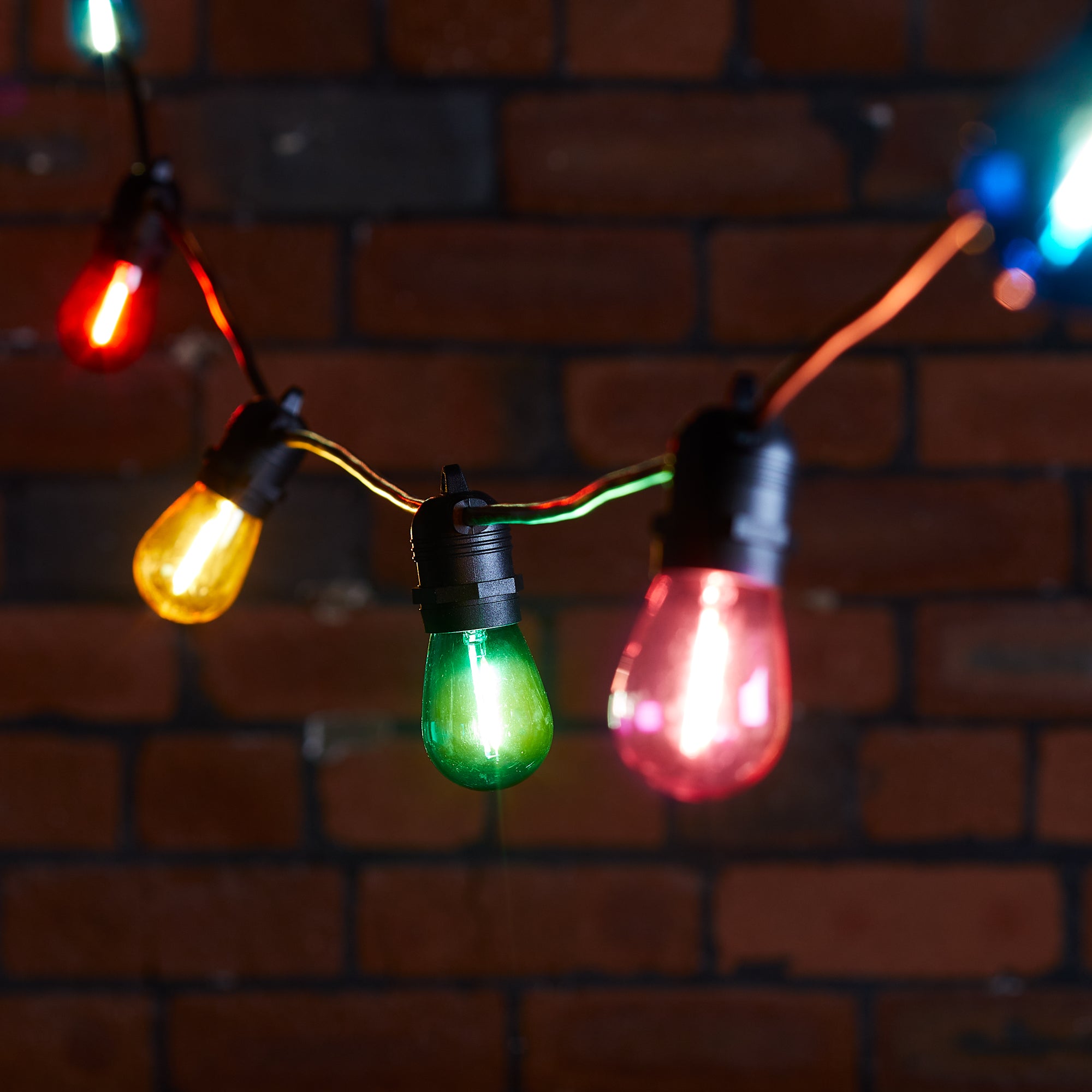 80m 160 Multi Coloured Connectable Festoon Lights – Lights4fun.co.uk