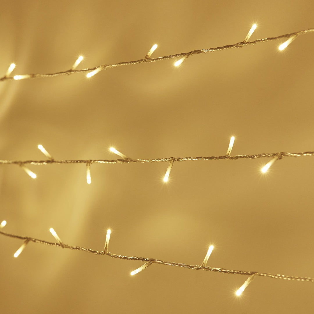 Essential Connect 60m Warm White Connectable Fairy Lights Clear Cable