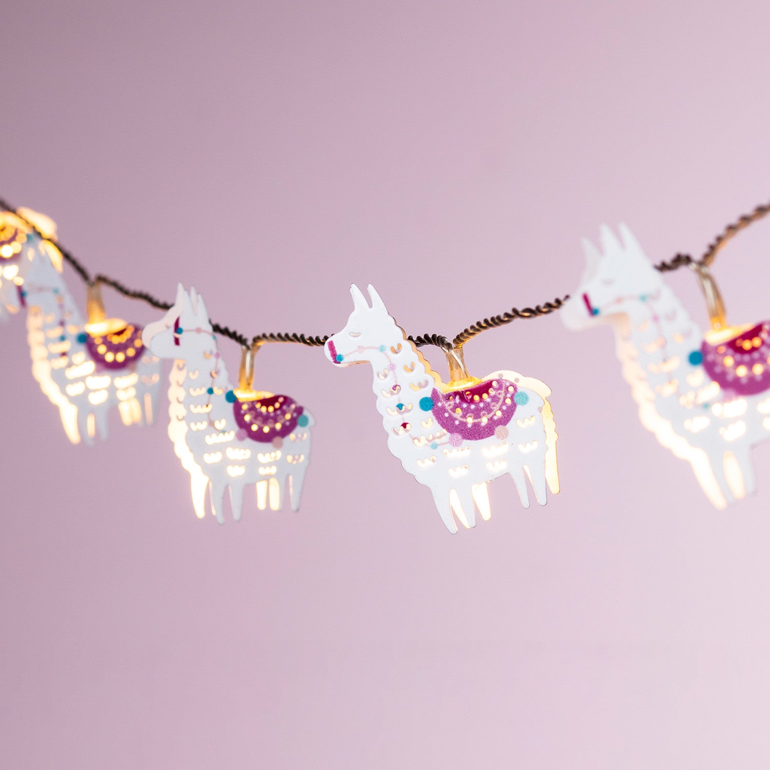 10 Llama Del Rey Battery Children's Fairy Lights UK