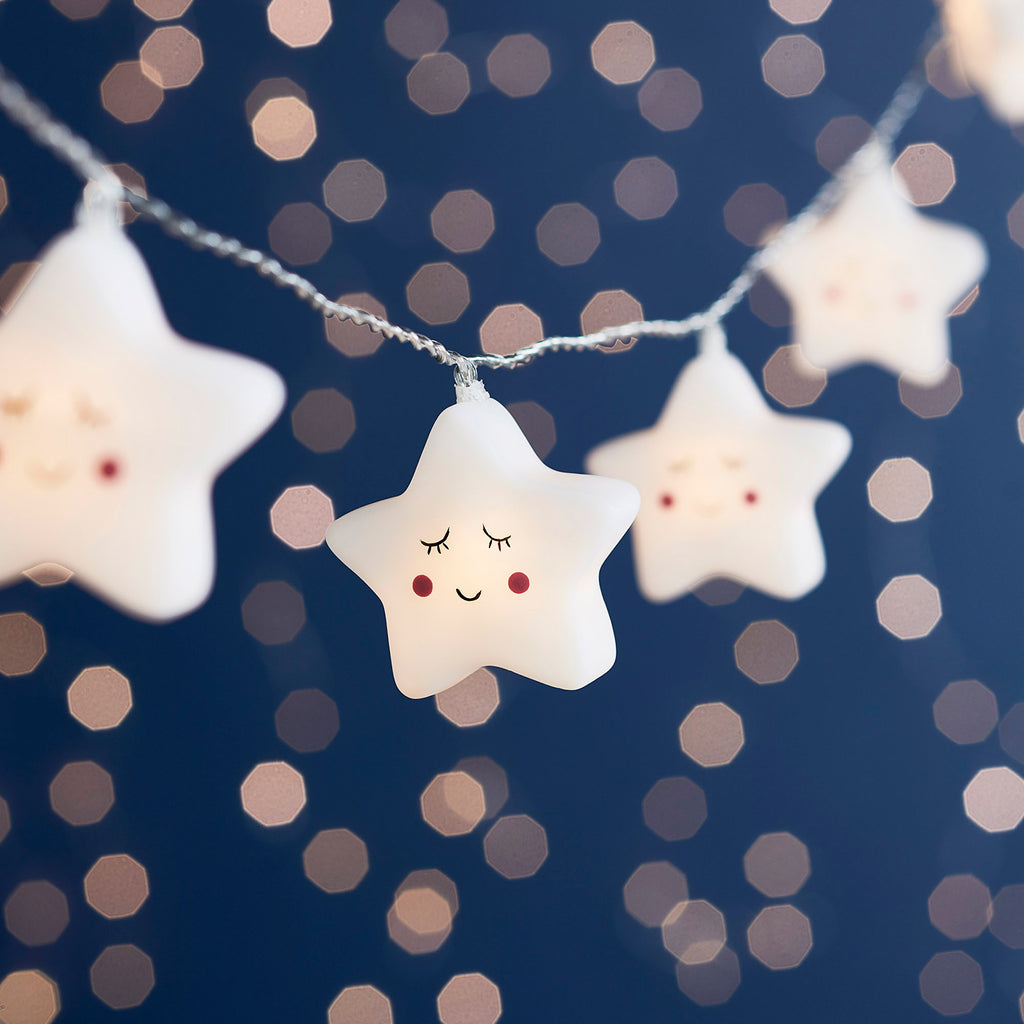 12 Children's Star Fairy Lights | Lights4fun.co.uk