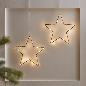 Styling Christmas Star Lights