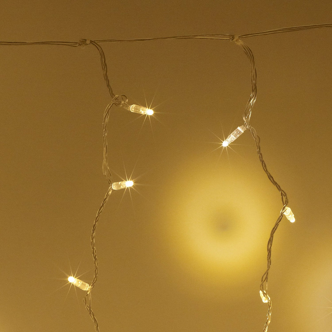 Core Connect 4m x 2m 384 Warm White Connectable Curtain Lights Clear C