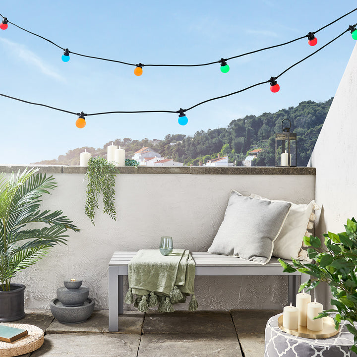 Mains Powered Garden Lights | Mains String & Festoon Lights UK