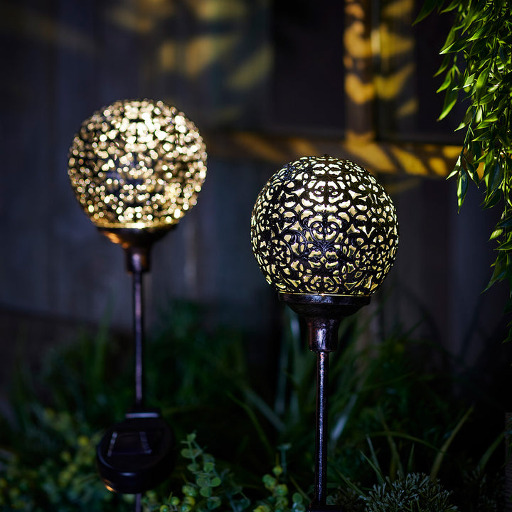 Solar Stake Lights | Garden Solar Stake Lights – Lights4fun.co.uk