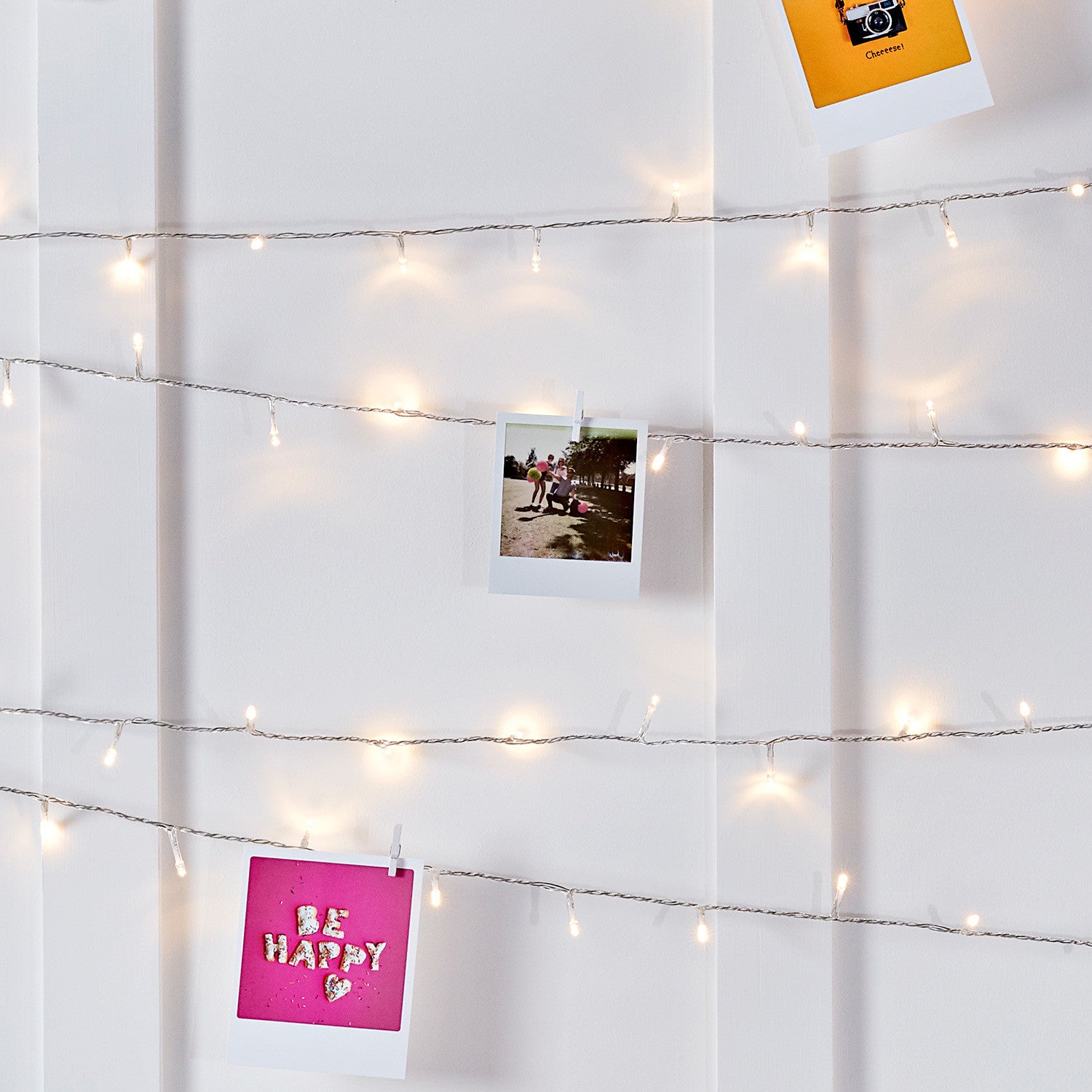 200 Warm White LED Fairy Lights On Clear Cable – Lights4fun.co.uk