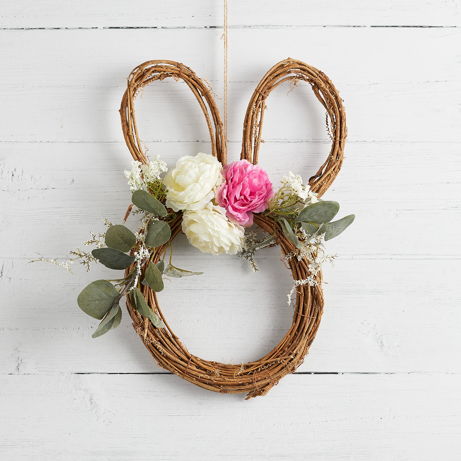 38cm Bunny Easter Wreath Micro Light Bundle | Lights4fun.co.uk