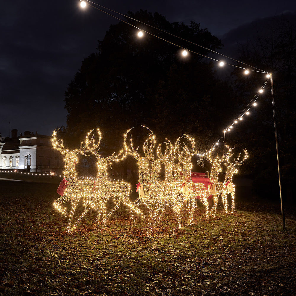 Light Up Reindeer | Outdoor Light Up Reindeer – Lights4fun.co.uk